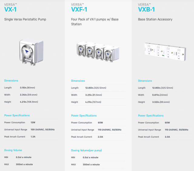 Ecotech Versa VX-1 Single Peristaltic Pump - Marine Aquatics Ltd.